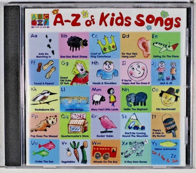 A-Z OF KIDS Songs - ABC For Kids - CD Sent Tracked EUR 12,55 - PicClick FR