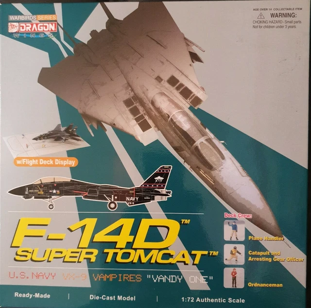 DRAGON WINGS WARBIRDS F-14D Super Tomcat US Navy 'Vandy One' Item.50301 ...