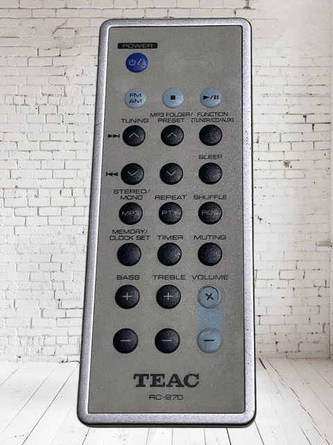 GENUINE ORIGINAL TEAC RC-970 remote control for MC-DX 20 System £12.00 ...