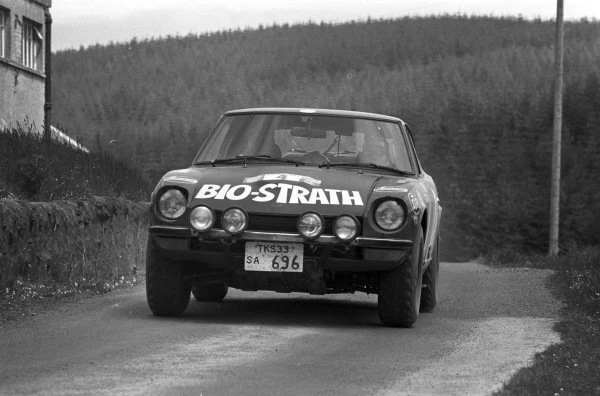 TONY FALL MIKE Wood, Datsun 240 Z ERC Rally Car 1971 Racing Old Photo 3 ...