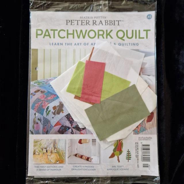 HACHETTE BEATRIX POTTER Peter Rabbit Patchwork Quilt Magazine Issue 45 ...