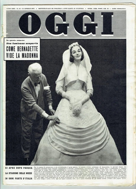 OGGI 1957/15=BERNADETTE SOUBIROUS=ANNA Mariani=Marian Mcknight=Emma ...