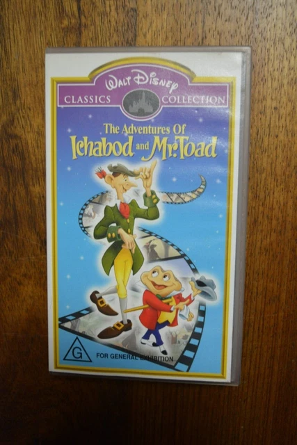 THE ADVENTURES OF Ichabod And Mr Toad Vhs $18.99 - PicClick AU