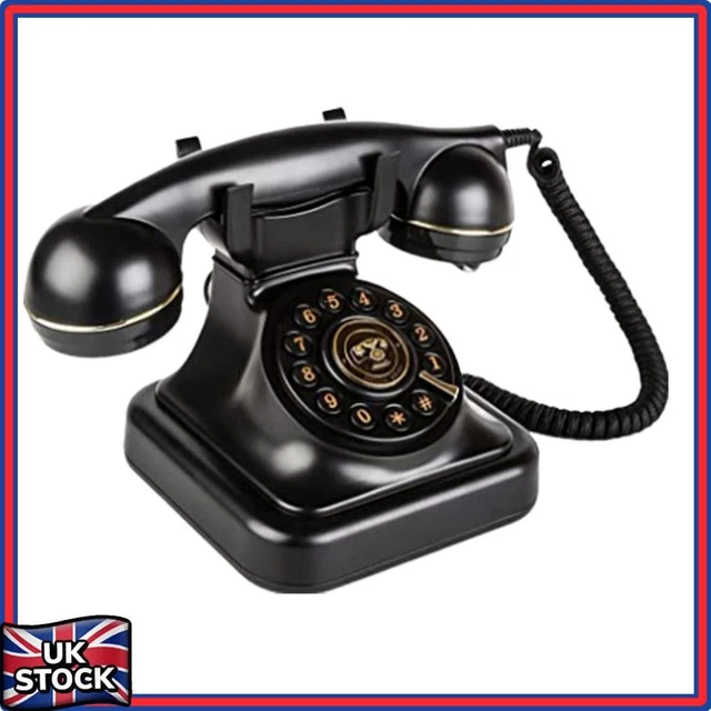 OLD FASHIONED LANDLINE Phones with Ringer Control Redial Dial Button ...