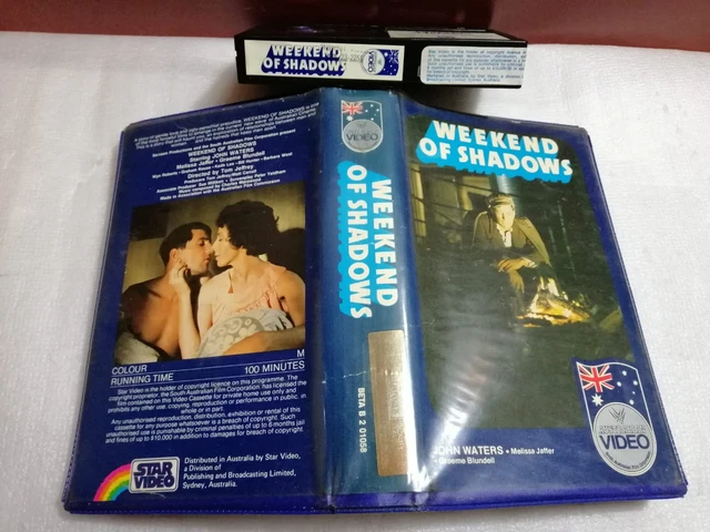 WEEKEND OF SHADOWS John Waters (1978) - Rare STAR VIDEO 1st Issue ...