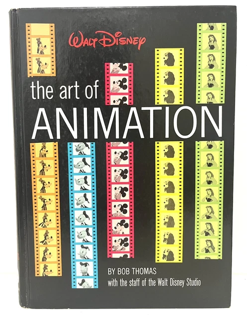 WALT DISNEY: THE Art of Animation by Bob Thomas (1958 Golden Press Ed ...