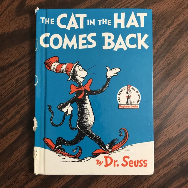 VINTAGE DR. SEUSS - THE CAT IN THE HAT COMES BACK Beginner Books 1958 ...