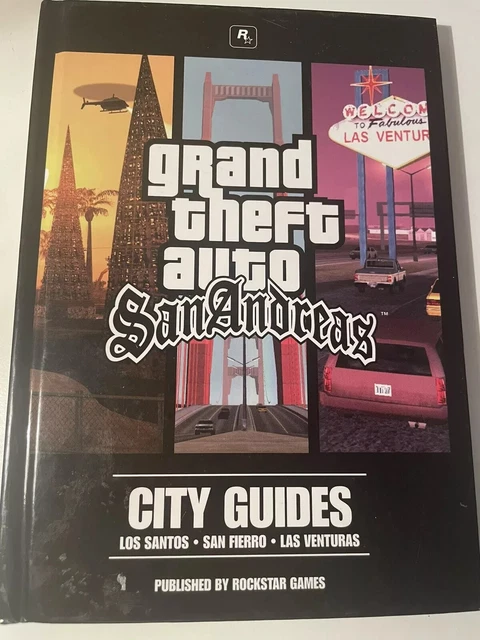GRAND THEFT AUTO San Andreas City Guides Book Manual GTA Rockstar Games ...