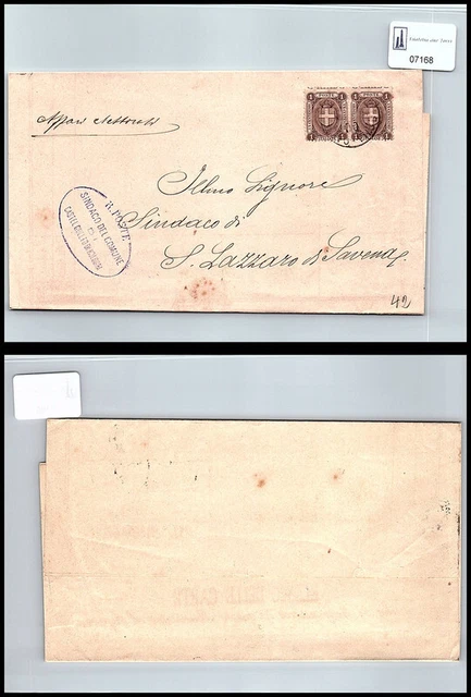 STORIA POSTALE REGNO UI da Castel Guelfo BO a S Lazzaro sassone 65 EUR ...