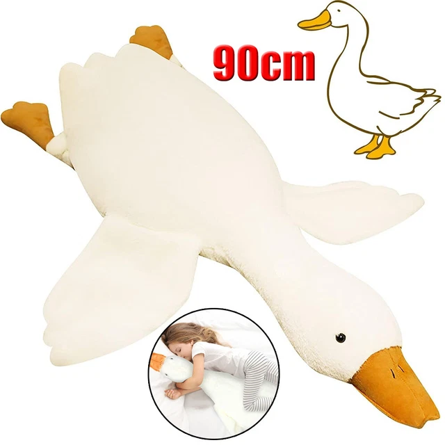 LARGE DUCK PILLOW 90cm Plush Toys Kids Cute Soft Stuffed | Big Teddy ...