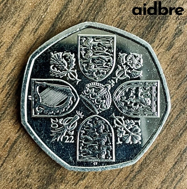 SUPER EXTREMELY RARE 50P COIN OF KING CHARLES NEW CORONATION COIN ...
