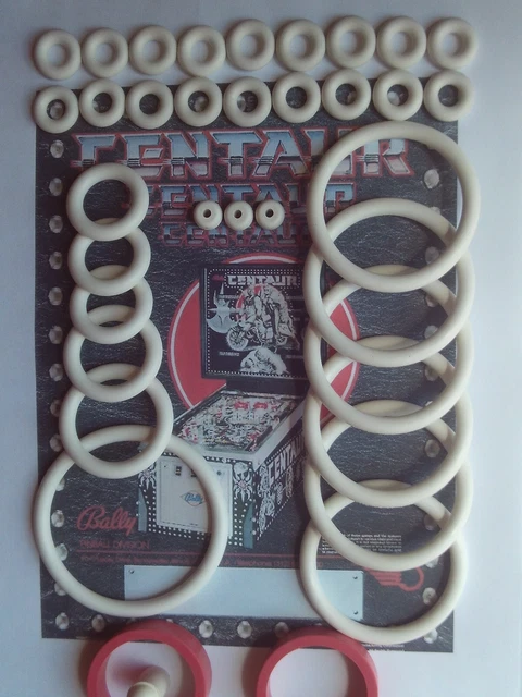 FLIPPER BALLY-CENTAUR-KIT ELASTIQUES-PINBALL Rubber Ring EUR 19,50 ...