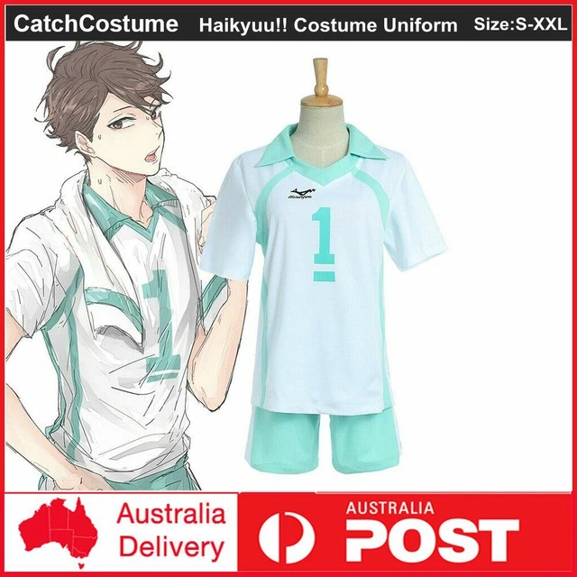 HAIKYUU!! AOBA JOHSAI High School Oikawa Tooru Cosplay Costume Sports ...