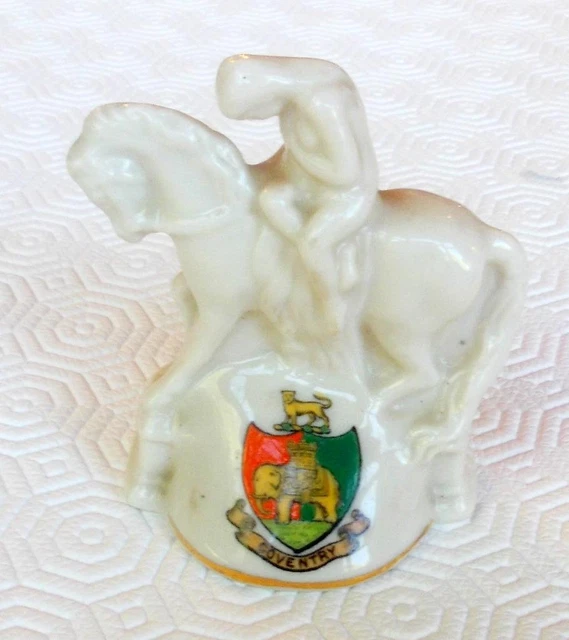 RARE VINTAGE GOSS Lady Godiva Model Matching Coventry Crest £18.00 ...