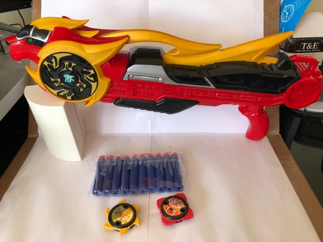 POWER RANGERS NINJA steel lion blaster Pump action gun stars a new pkt ...