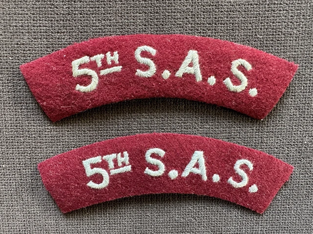 INSIGNES TITTLES 5TH SAS WW2 1940/45 Normandie Dday EUR 50,00 - PicClick FR