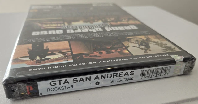 GRAND THEFT AUTO San Andreas-PS2-NEW-CJ’s Journey from the Streets to ...