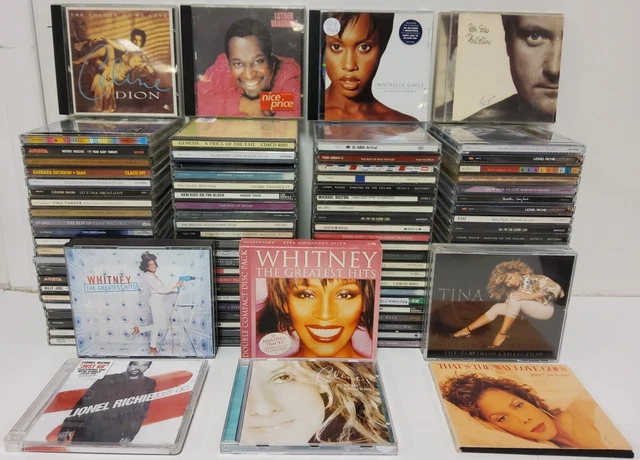 98 X 80 CD pop années JobLot - Céline Dion Luther Vandross Michelle ...