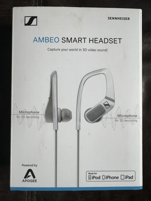 SENNHEISER AMBEO SMART 3D Binaural Earphones Apple iOS £50.00 - PicClick UK