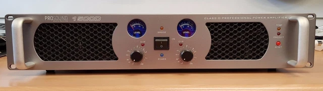 PROSOUND 1500D CLASS D Professional Amplifier 1500w faulty for repair ...