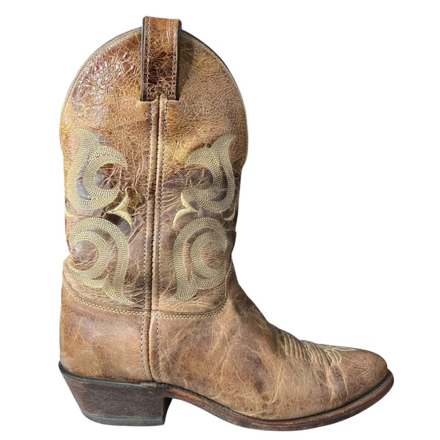 JUSTIN MEN’S BENT Rail Brown Leather Western Cowboy Boot Size US 10.5 D ...