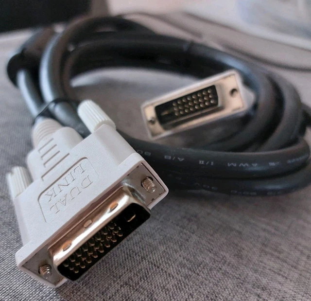 DVI-KABEL HOTRON MONITOR Kabel E246588 AWM 20276 VW-1 30V 1,8 m EUR 5 ...