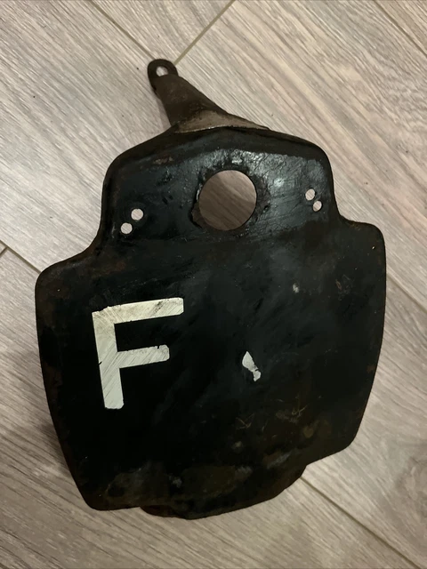 TRIUMPH,REAR NUMBER Plate pre unit / unit , t120 t110 Tr6 T100 Original ...