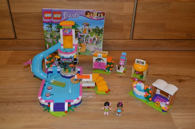 LEGO FRIENDS - Heartlake Freibad - komplett (Lego 41313) EUR 22,90 ...