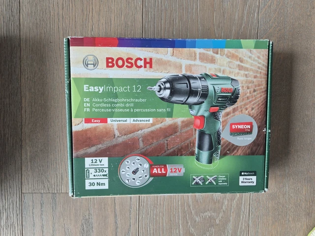 BOSCH EASY IMPACT 12V Drill (NAKED Version - Battery & Charger NOT ...
