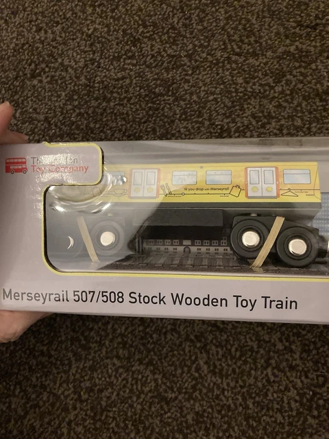 MERSEYRAIL 507/508 WOODEN Toy Train £30.00 - PicClick UK