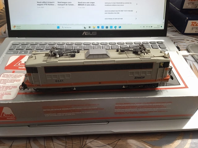 VEND LOCO ÉLECTRIQUE Lima Béton Sigle N REF BB 8541 HO SNCF avec décodeur N° 3 EUR 111,90 ...