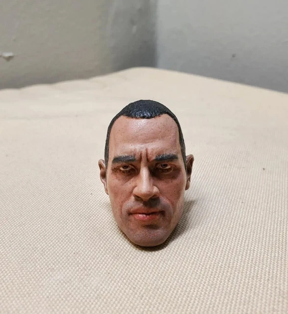 CUSTOM 1/6 SCALE The Rock Doom Dwayne Johnson Painted Head Sculpt $99. ...