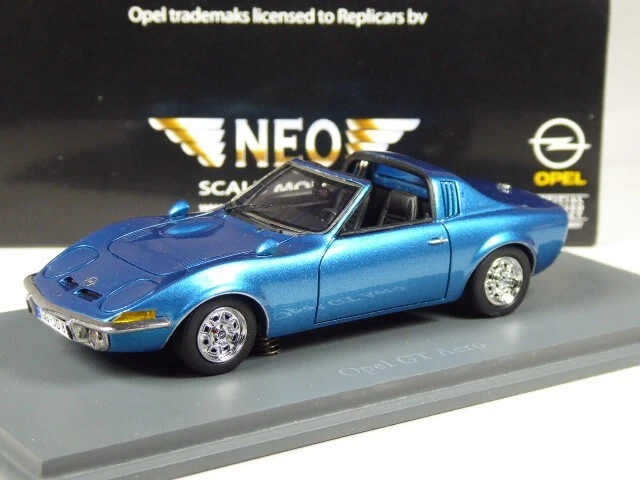 (KI-05-37) NEO SCALE Models 43080 Opel GT Aero blau metallic in 1:43 in ...
