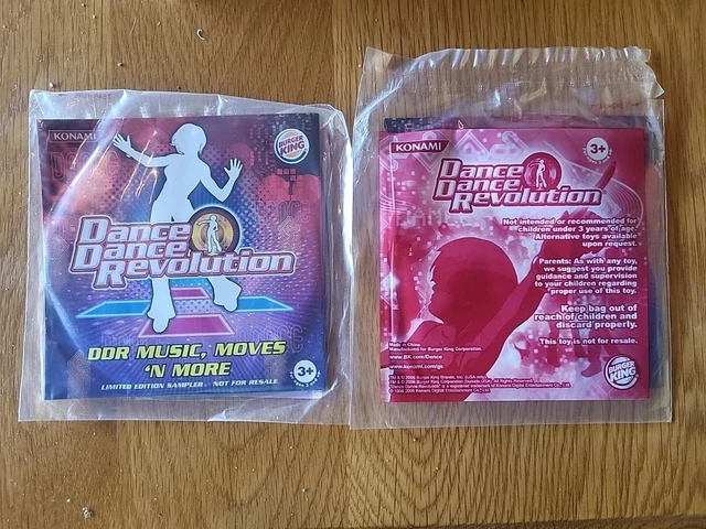 DANCE DANCE REVOLUTION Burger King Limited Edition Sampler DDR Music ...