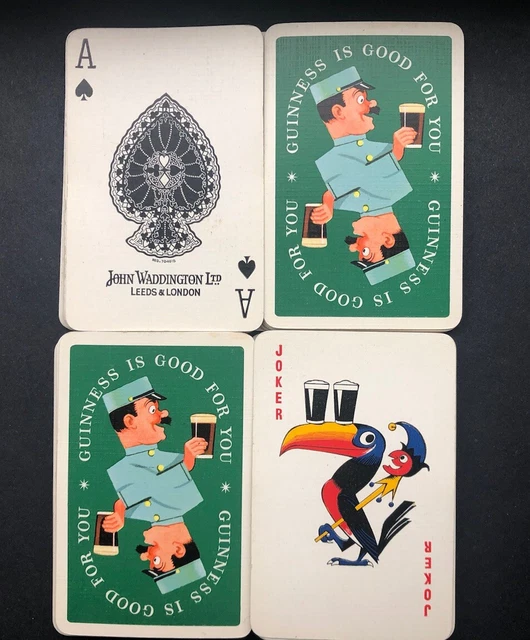 GUINNESS PLAYING CARDS Vintage Full Set + 1 Joker £26.72 - PicClick UK
