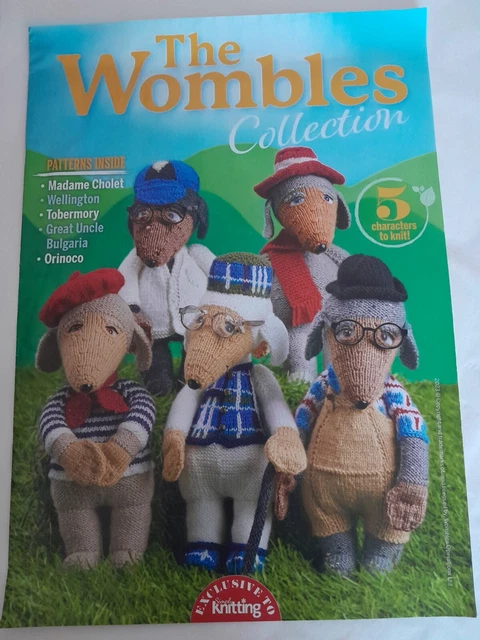 KNITTING PATTERN LEAFLET, knit your own WOMBLES, 5 characters £3.50 ...