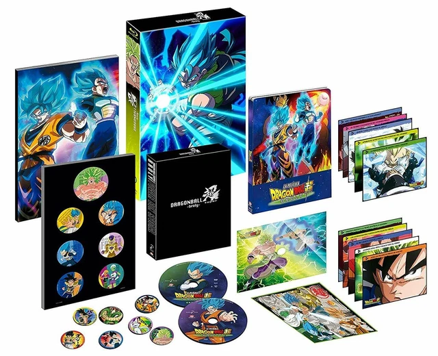 DRAGON BALL SUPER Broly Limitata e Numerata Blu-Ray+DVD+Lamine + Libro Nuovo R2 EUR 140,64 ...
