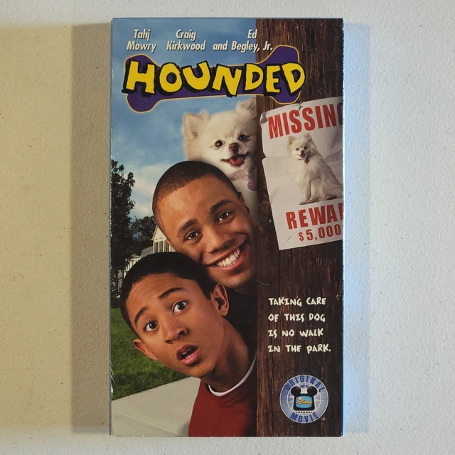 HOUNDED VHS 2001 Shia LaBeouf Tahj Mowry DISNEY CHILDREN'S FAMILY RARE ...
