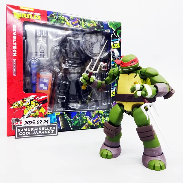 REVOLTECH TEENAGE MUTANT Ninja Turtles Raphael Actionfigur Kaiyodo ...