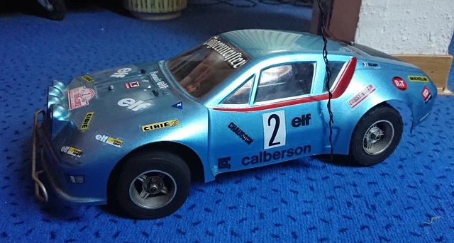 KYOSHO GRAUPNER RALLY Sports Renault Alpine A310 1:10 Vintage Rarität ...
