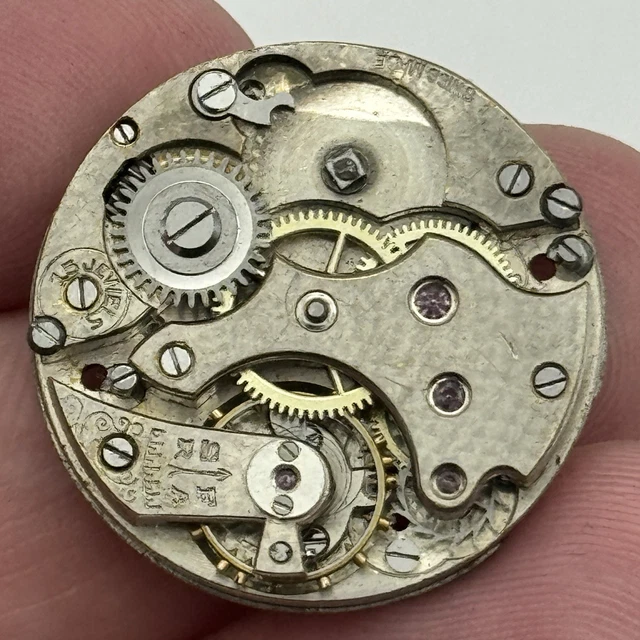 25.7MM EARLY ROLEX Rebberg Depose 15 Jewels Antique Watch Movement ...