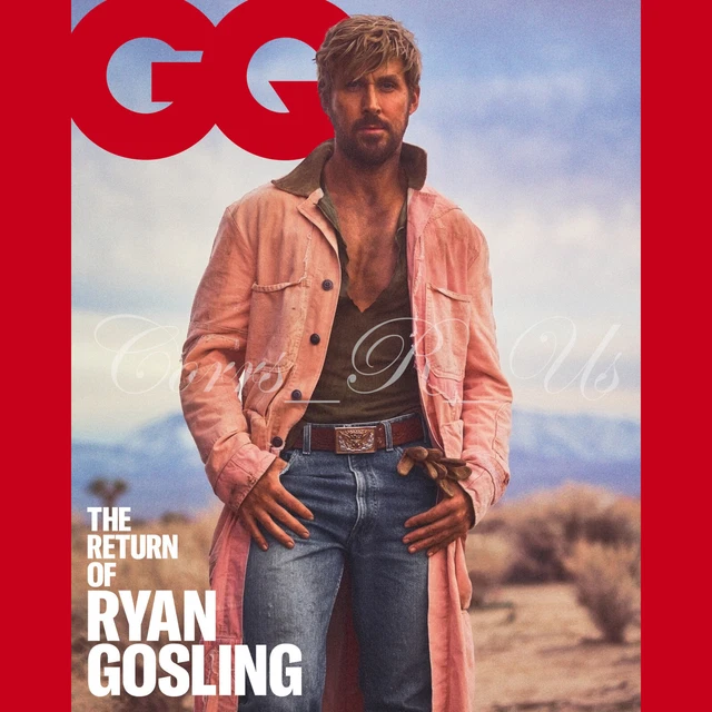RYAN GOSLING~UK GQ~SUMMER 2023~Barbie Movie/Ken~JUN/JUL/AUG~Gucci~TAG ...