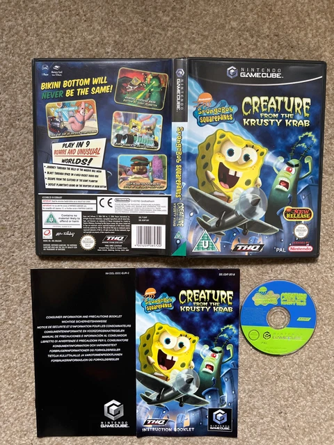 SPONGEBOB KRUSTY KRAB - Nintendo GameCube - UK PAL MINT COLLECTORS ...