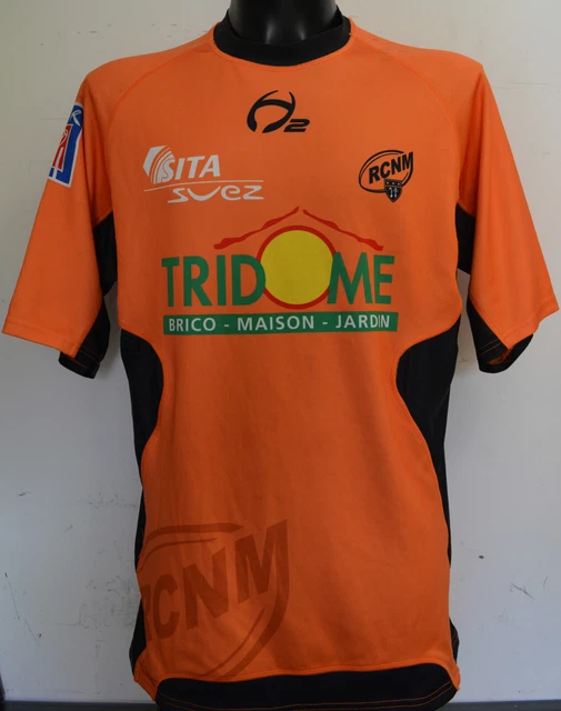 NARBONNE FRANCE MATCH worn jersey shirt RCNM maillot porté 2008 LNR EUR ...