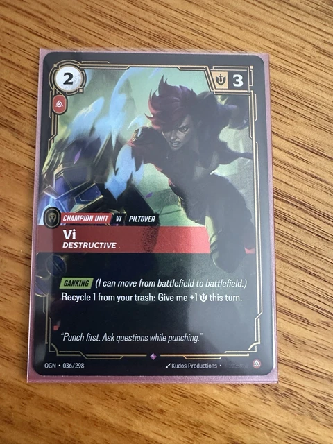 2025 RIFTBOUND LEAGUE Of Legends Vi # 036 /298 Rare Foil Card $10.00 ...