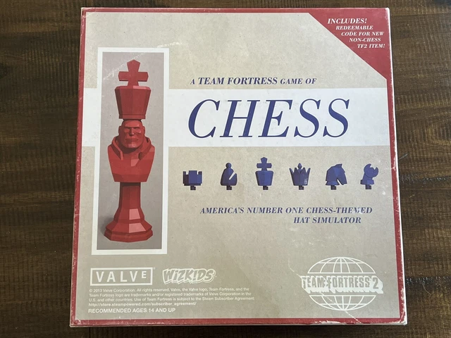 RARE TEAM FORTRESS 2 TF2 NECA Chess Set 2013 Valve Wizkids NO CODE ...