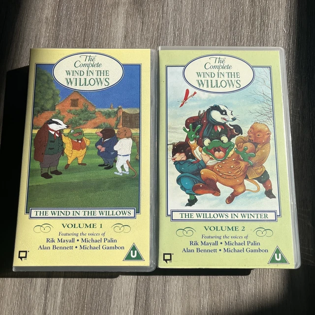 THE COMPLETE WIND In The Willows Volume 1 & 2 VHS Video Tape Winter Rik ...
