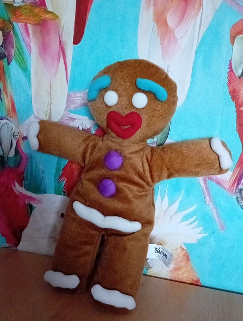 SHREK GINGERBREAD MAN Hand Puppet Soft Toy Gingy Collectable £9.99 ...