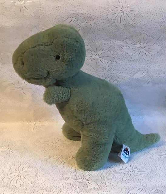 JELLYCAT T REX Fossily Dinosaur Soft Plush Toy Green 30 Cm Tall £40.22 ...