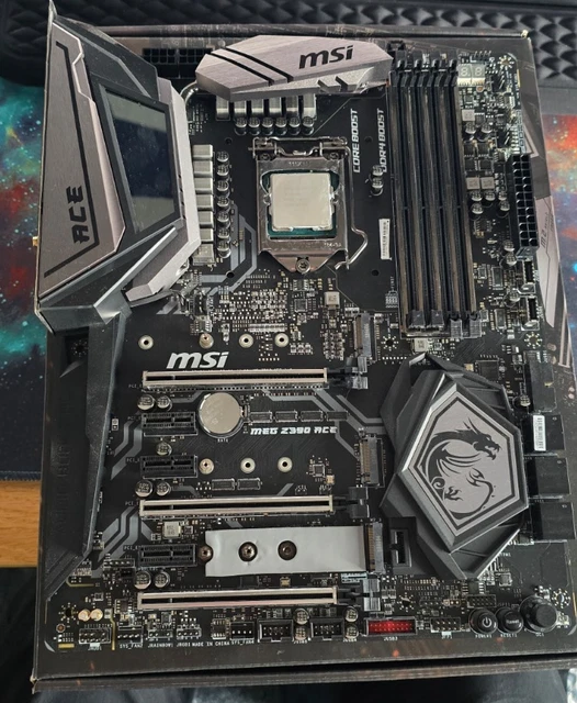 MSI Z390 MEG ACE + I9-9900K Intel CPU. Used £312.70 - PicClick UK
